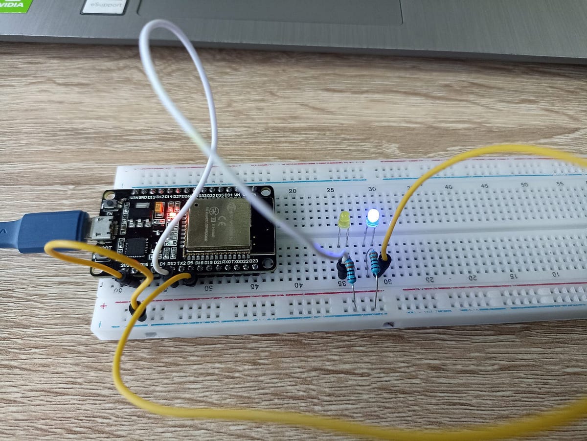 Sistem Embedded | Mengatur Terang Redup LED (PWM) menggunakan ESP32 DOIT DEVKIT V1 | by Maiziko ...
