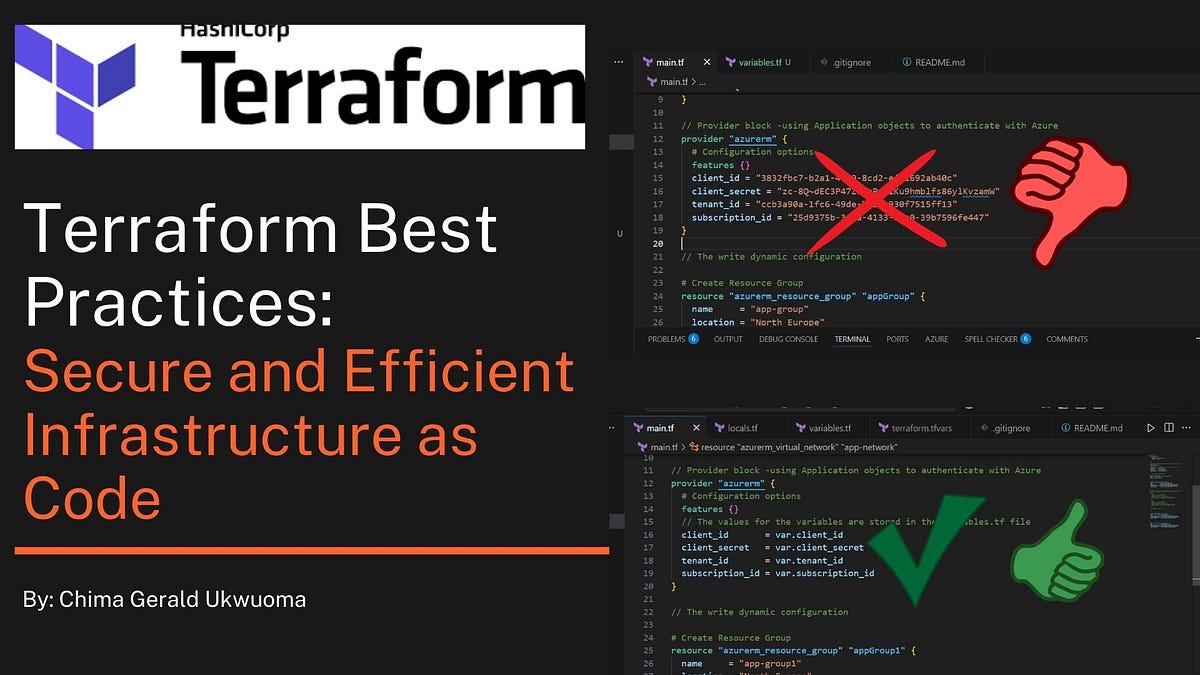 Terraform Best Practices: Secure and Efficient Infrastructure as Code | by Chima Gerald Ukwuoma ...