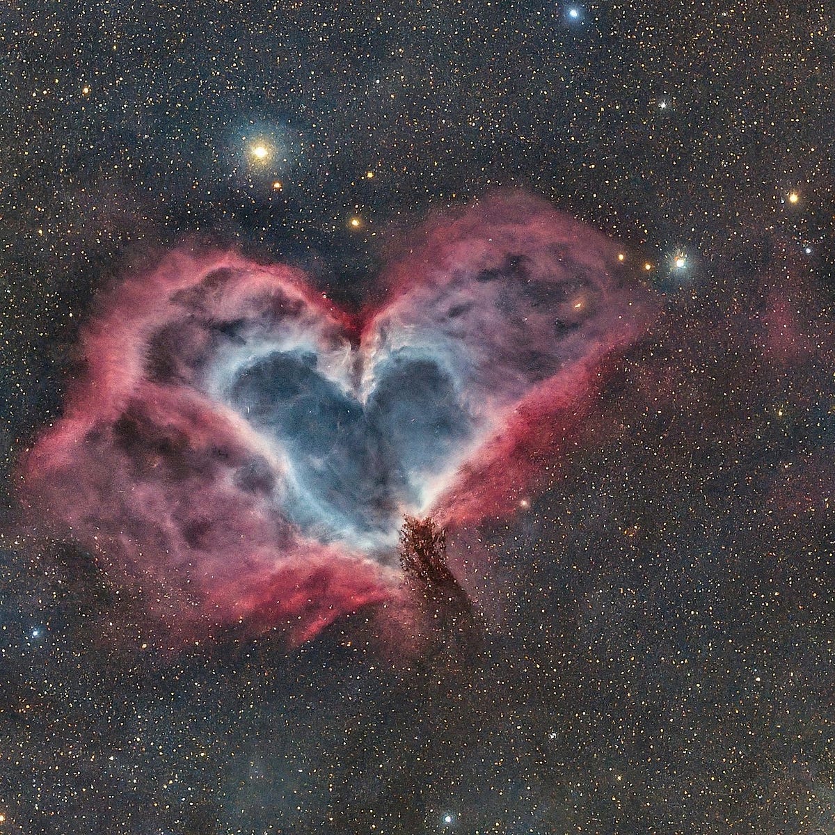 Nebula Escape the Ordinary: Celebrate Love with the Heart Nebula, a ...