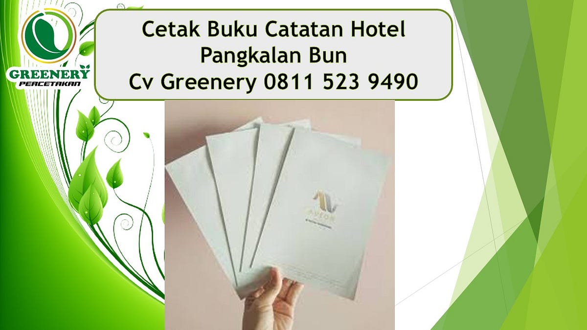 Cetak Buku Catatan Hotel di Pangkalan Bun Hub 0811 5239 490 WA | by ...