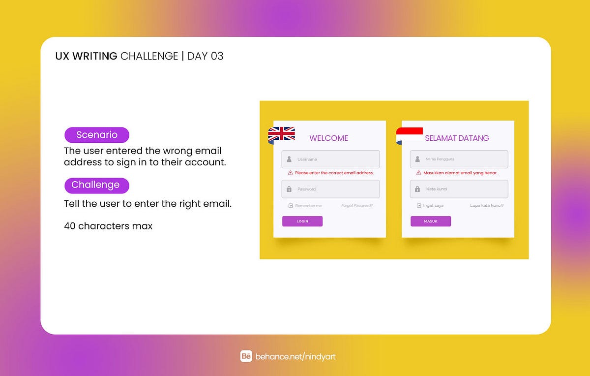 Error Message Dialog Box | UX Writing Challenge Day 03 - NINDY - Medium