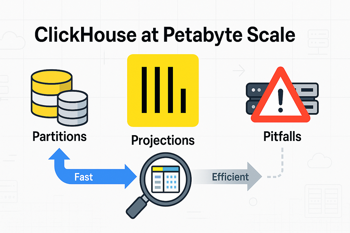 ClickHouse at Petabyte Scale: Partitions, Projections, Pitfalls | by Hash Block | Aug, 2025 | Medium