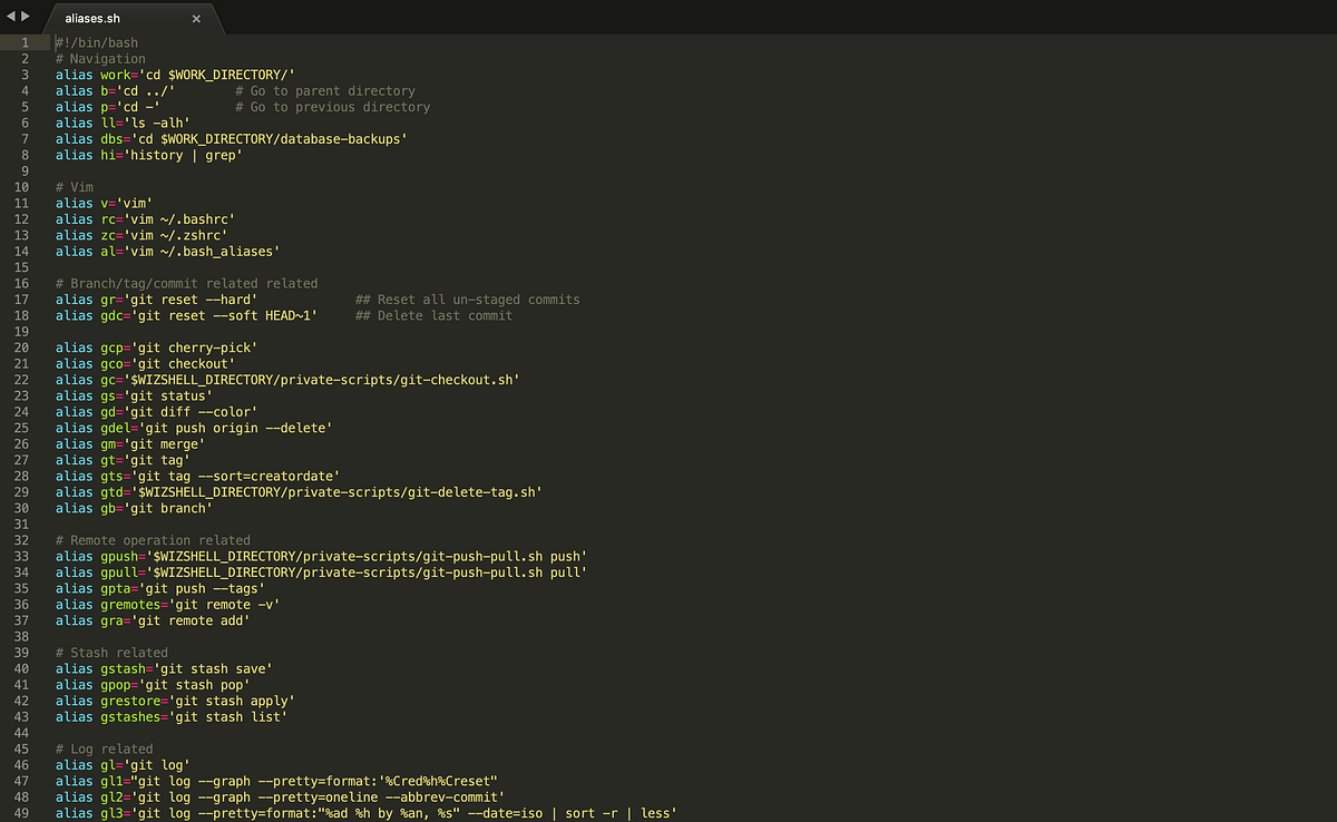 How we save time on software development using bash aliases? | by Shashank Agrawal | WizPanda ...