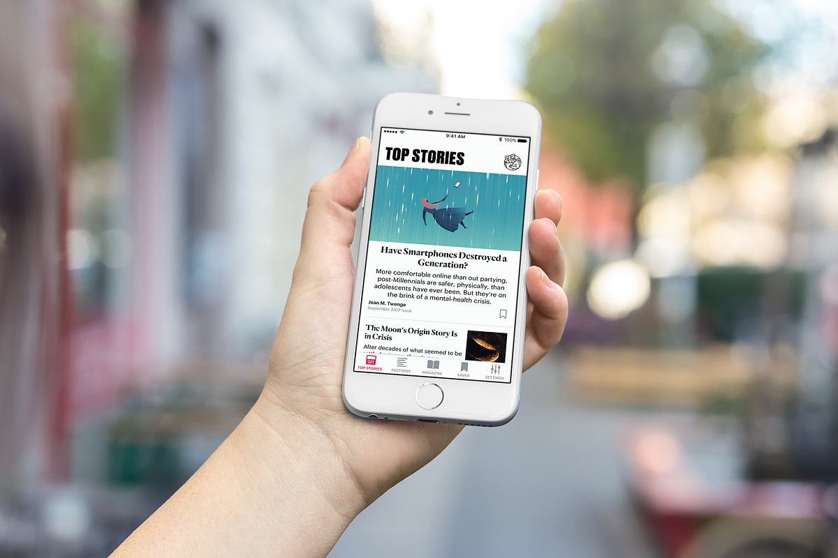 A New Look for The Atlantic App. A modern design for a historic… | by ...