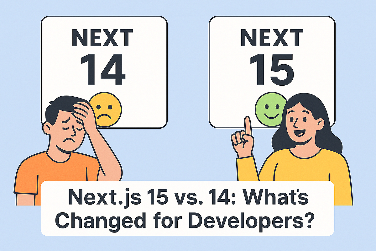 Next.js 15 vs. 14: What’s Changed for Developers? | by CodeByUmar | JavaScript in Plain English