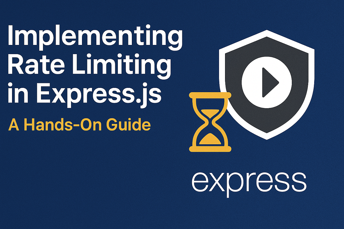 Implementing Rate Limiting in Express.js: A Hands-On Guide | by Rishabh Sharma | Appfoster | Medium