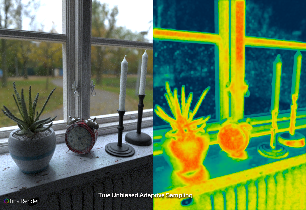 Do you use render visuals? Here is what’s new : Adaptive Sampling in ...