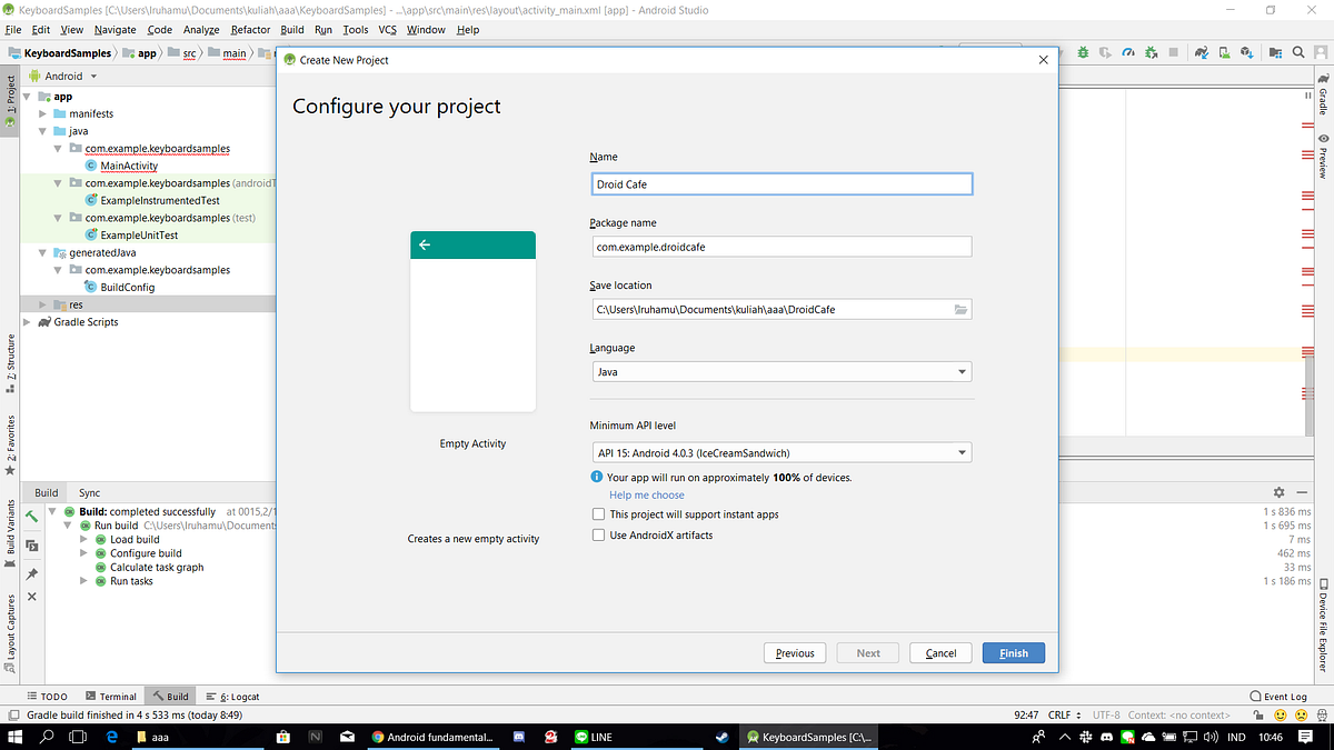 Android Developer Fundamentals V2 | Lesson 4 User Interaction | by ...