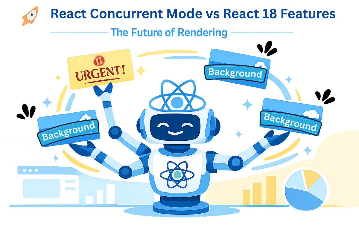 React Concurrent Mode vs React 18 Features — The Future of Rendering 🚀 ...