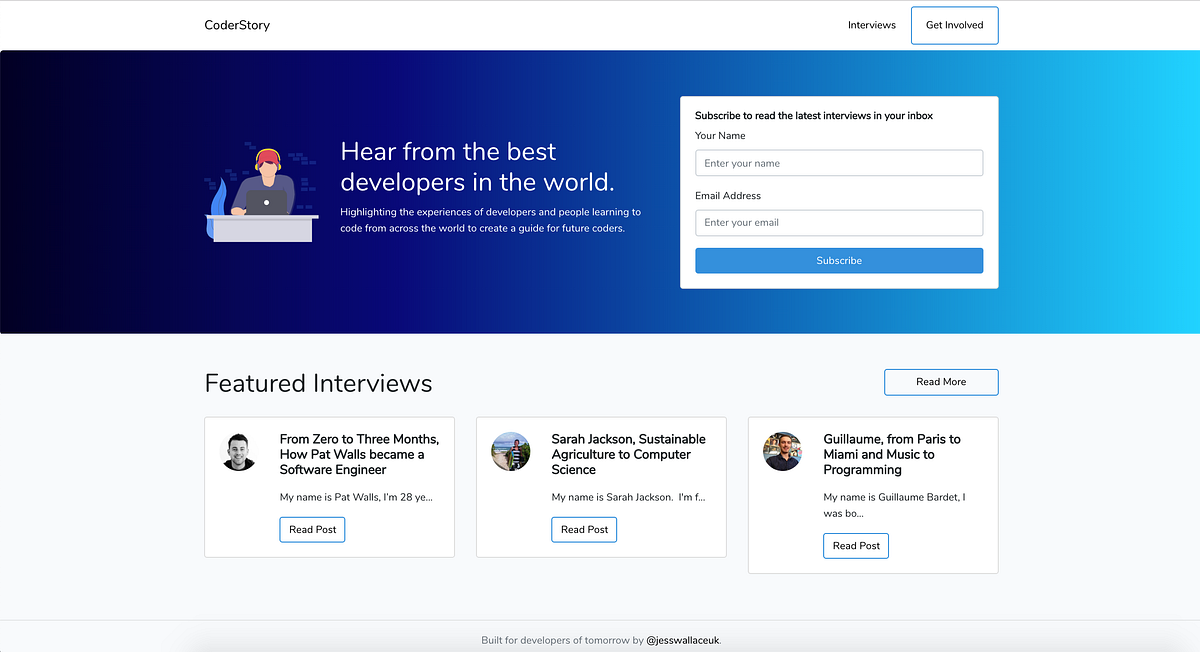 Behind CoderStory — #PartOne. Yesterday, I built CoderStory as part ...