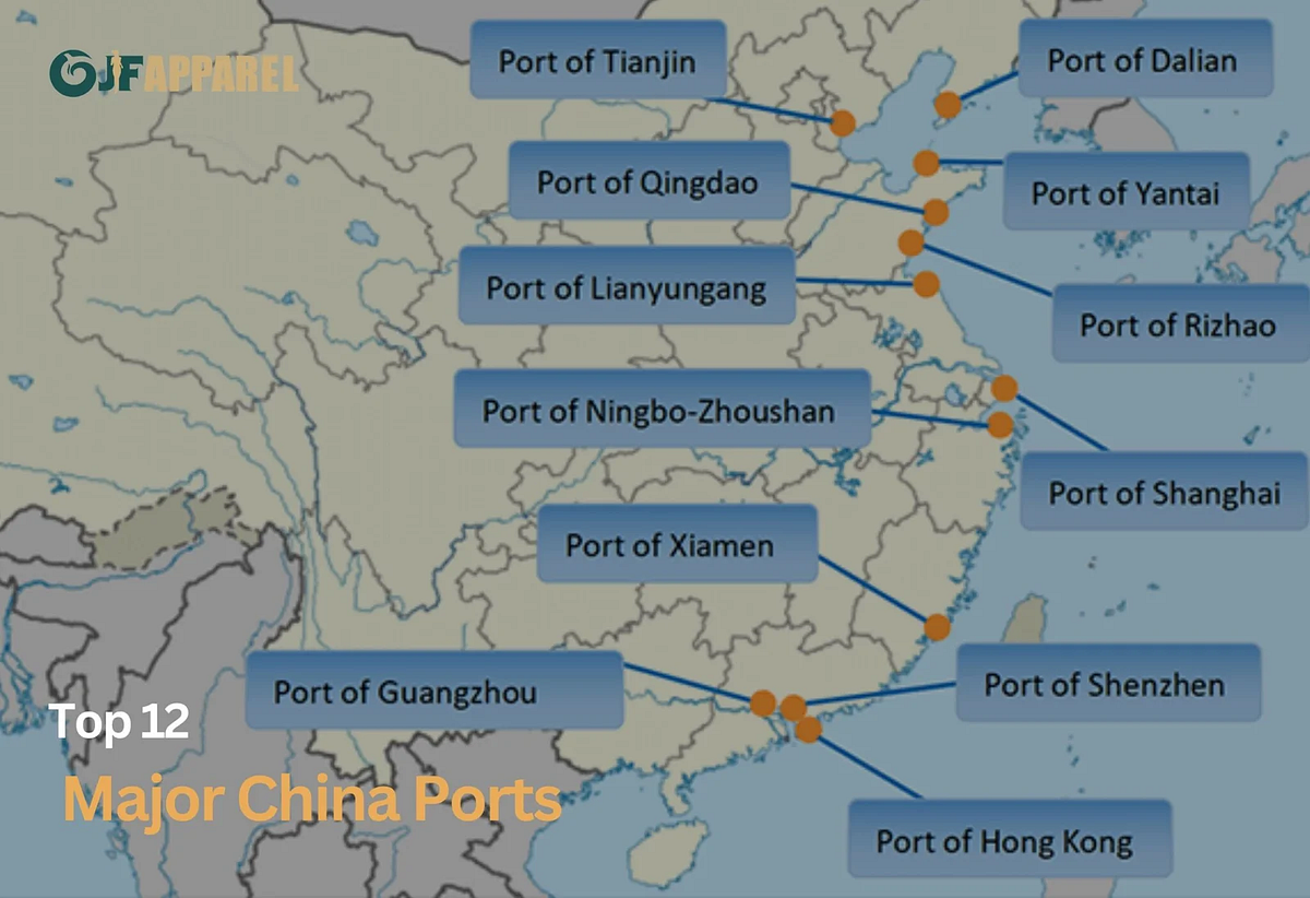 Top 12 Major China Ports. Port shipping has always been the focus… | by ...