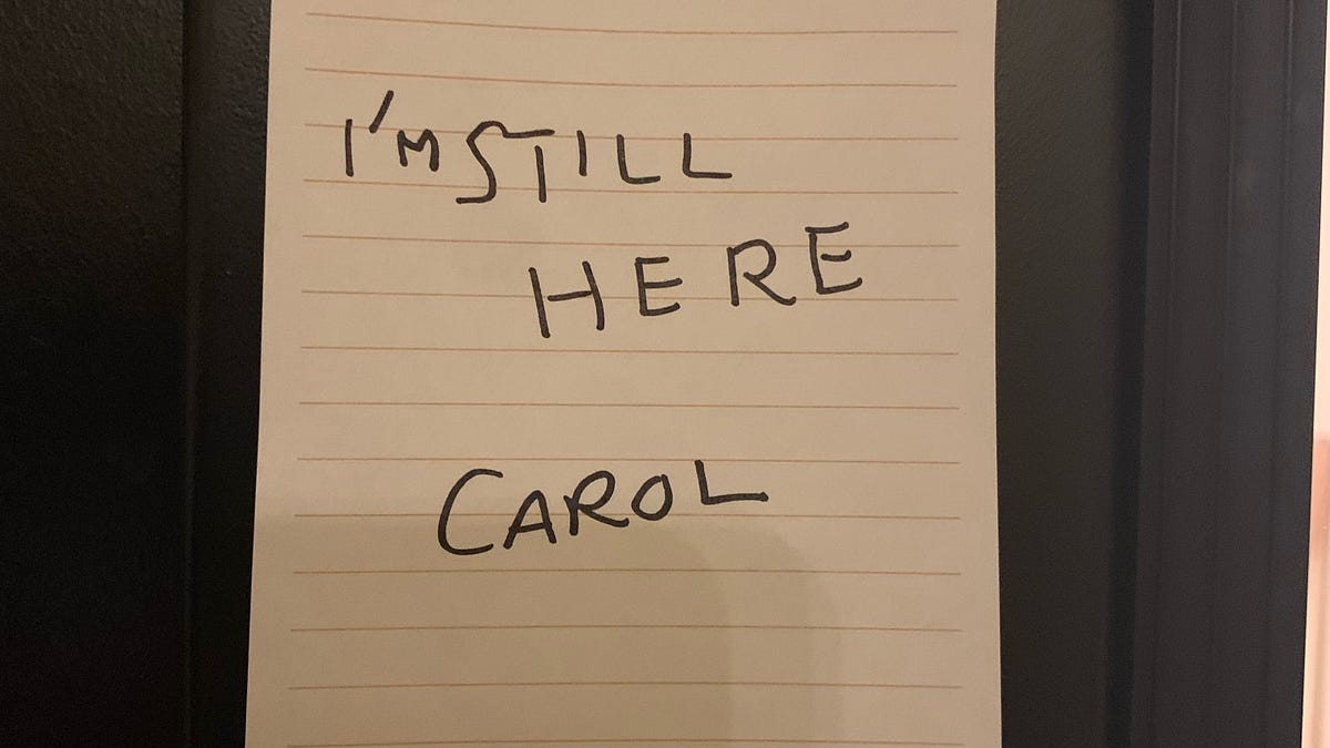 Per My Last Note. Carol, the octogenarian who lives in… | by Isabelle ...