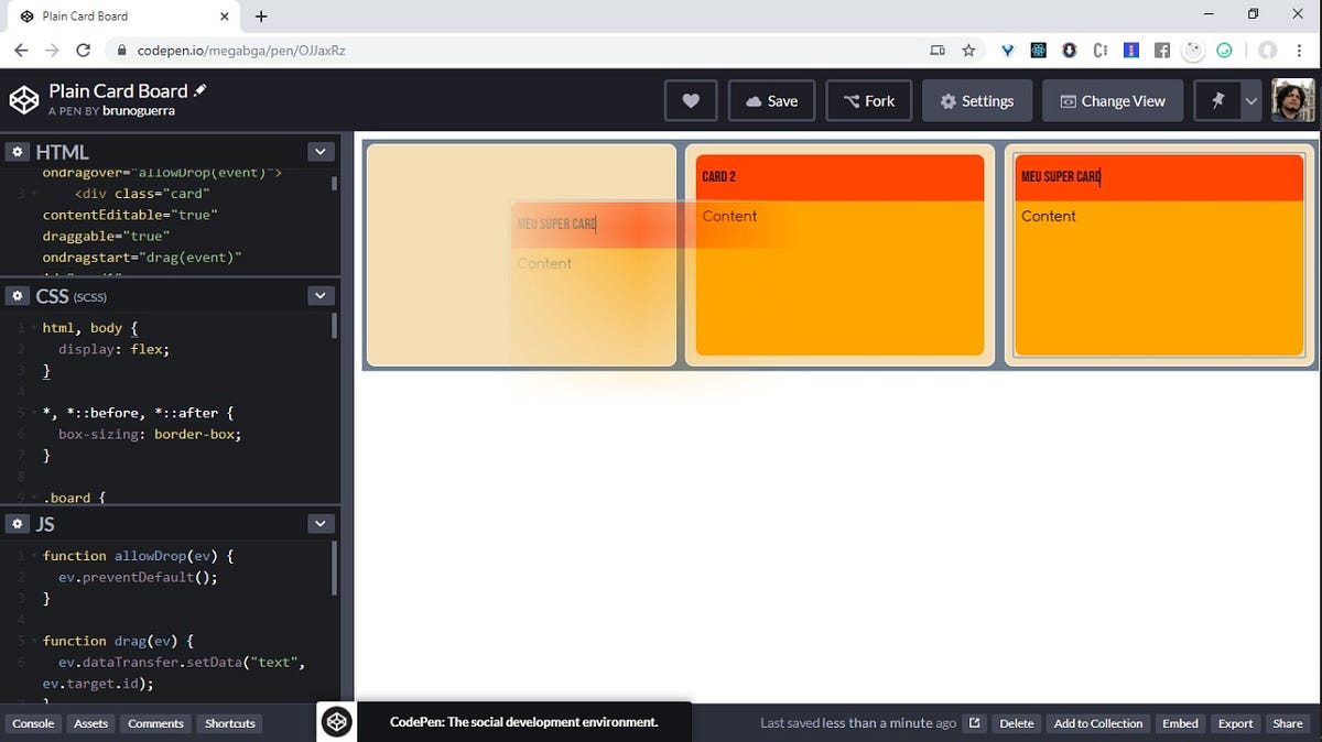 Passo a passo: Criando um CardBoard com o JavaScript (do puro ao ...