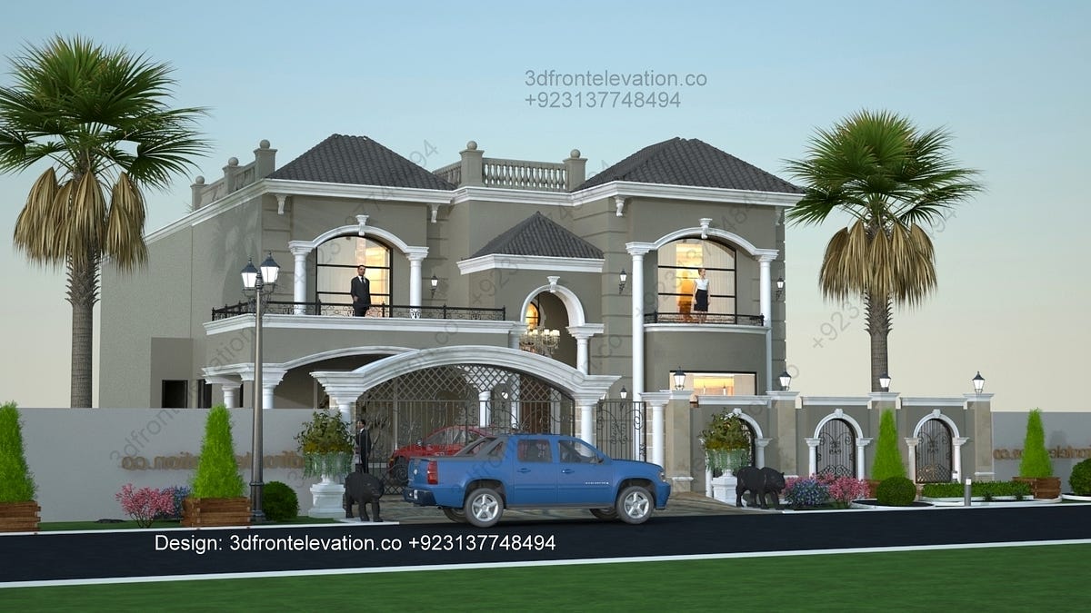 i will do Elevation of House Design - 3Dfrontelevation Architect - Medium i will do Elevation of House Design - 3Dfrontelevation Architect - Medium