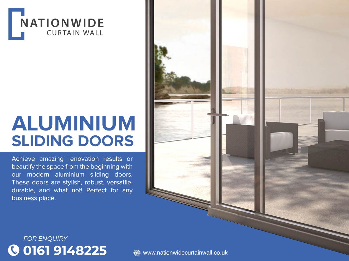 Aluminium sliding doors | Nationwide Curtain Wall Aluminium sliding ...