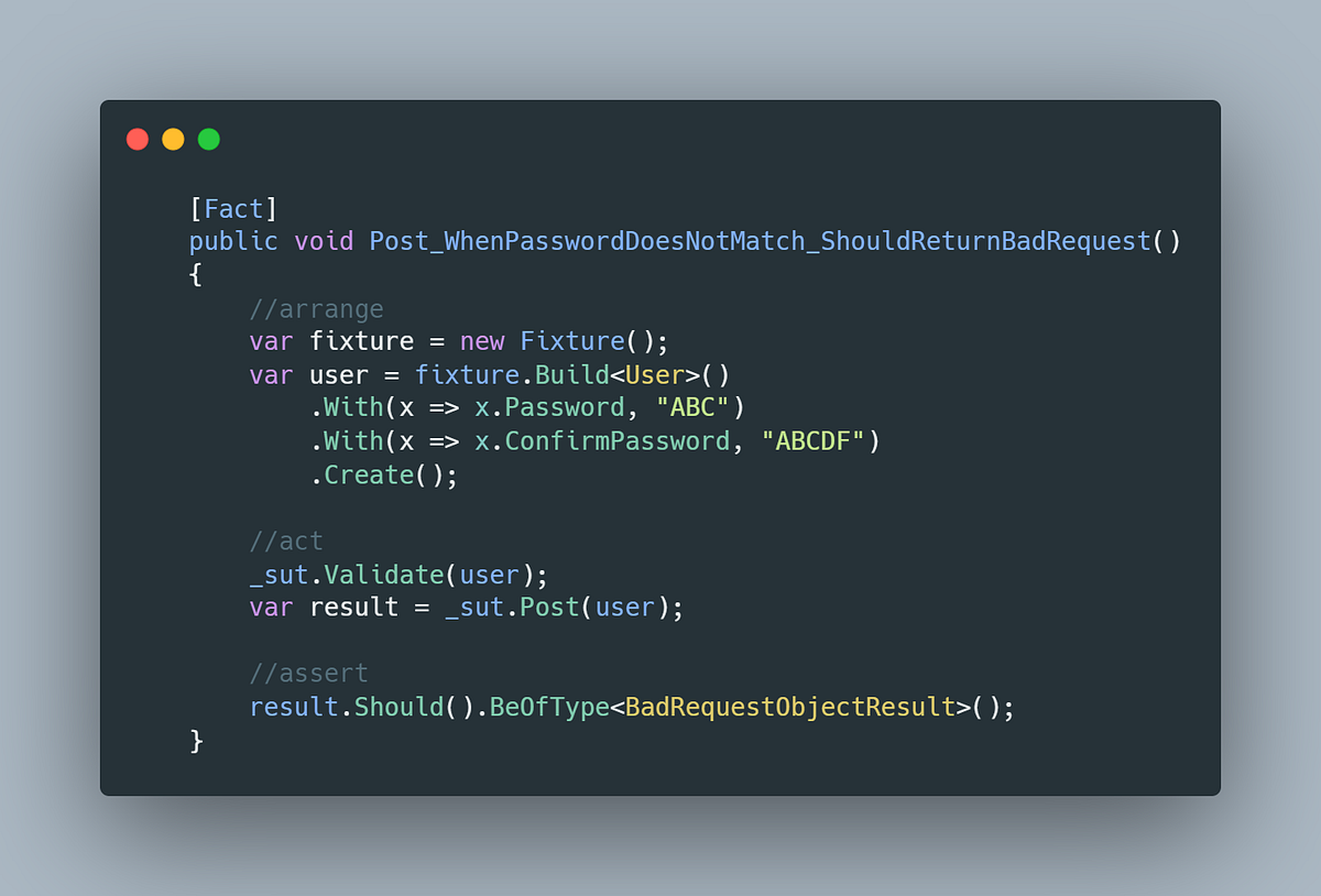 Autofixture vs Manual object creation in C# unit testing | by H. Rezaee ...