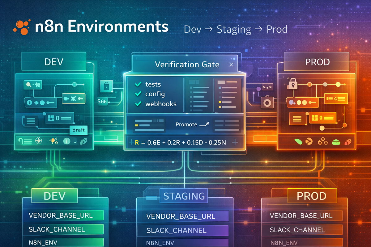 n8n Environments: Dev–Staging–Prod Without Chaos | by Vectorlane | Jan ...