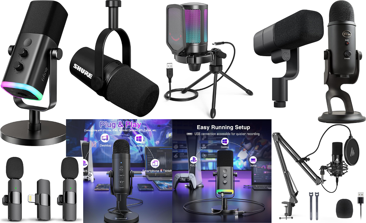 Podcast Microphones: A Comprehensive Guide On Amazon in 2024 | by ...