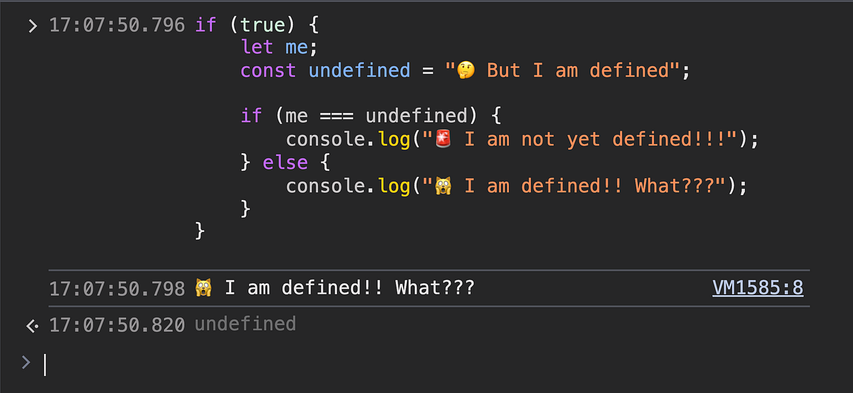 JavaScript’s “undefined”: The Hidden Truths You Thought You Knew | by ...