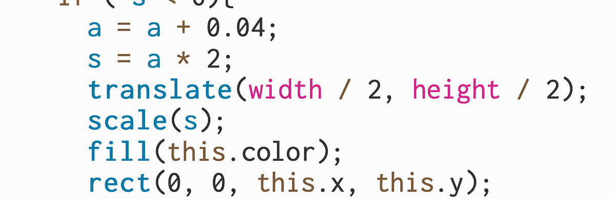 Objects in P5 - Sophie Ye - Medium