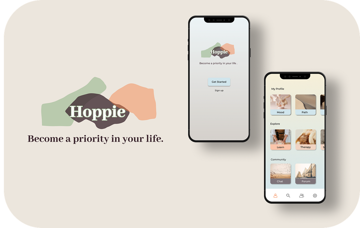 Study Case UI/UX Design : Wellness and Mental Health | by Aisa Klein ...