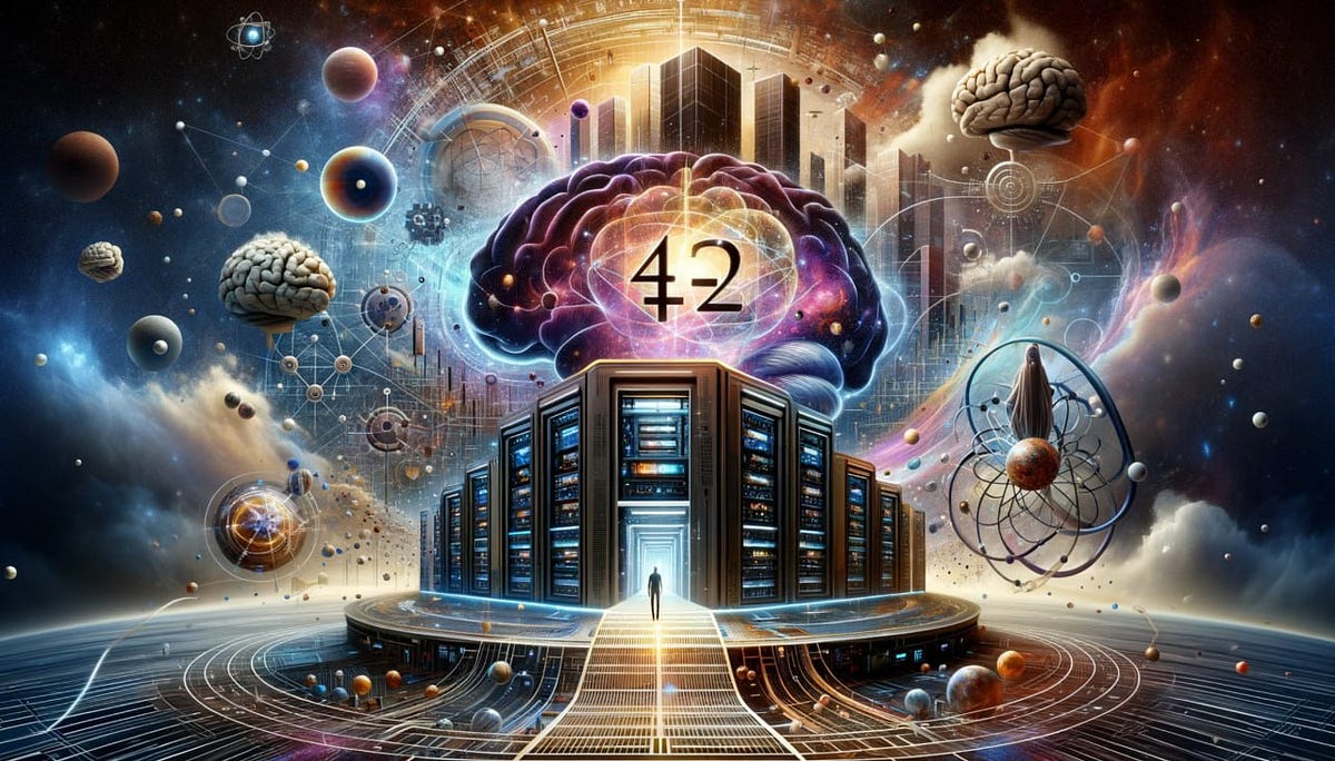 Deep Thinking… 42!. In the vast expanse of the universe… | by Fourty ...