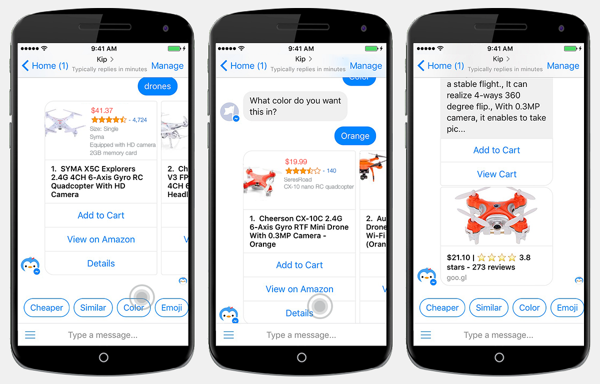 How Kip for Messenger Makes Shopping Easy | by Kip | Medium
