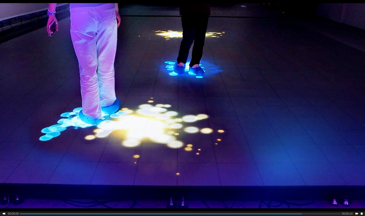 P3.91 Interactive LED floor screen - Jerry Liang - Medium