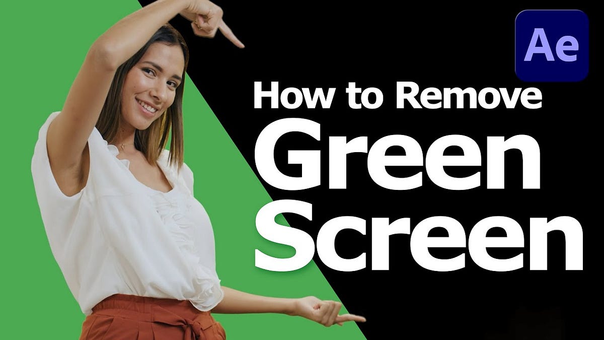 How to remove green screen from video in After Effects - how to adobe ...