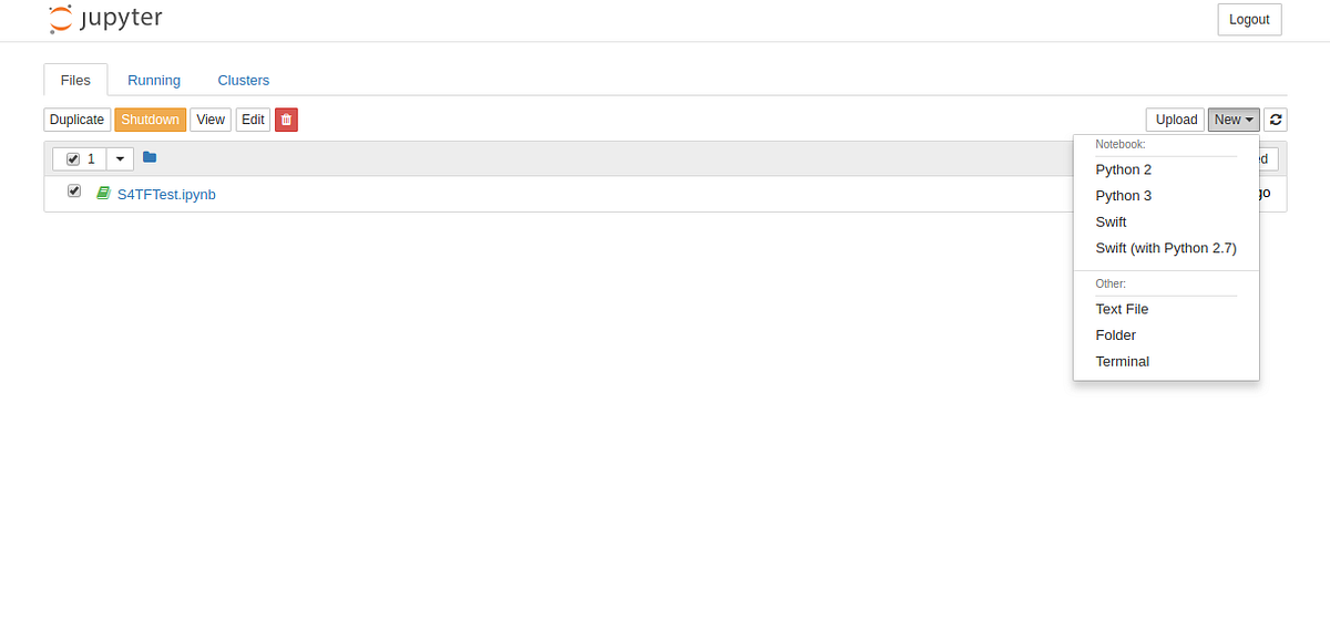 Jupyter Notebooks with Swift for TensorFlow on Ubuntu 18.04 | by James Thompson | Medium