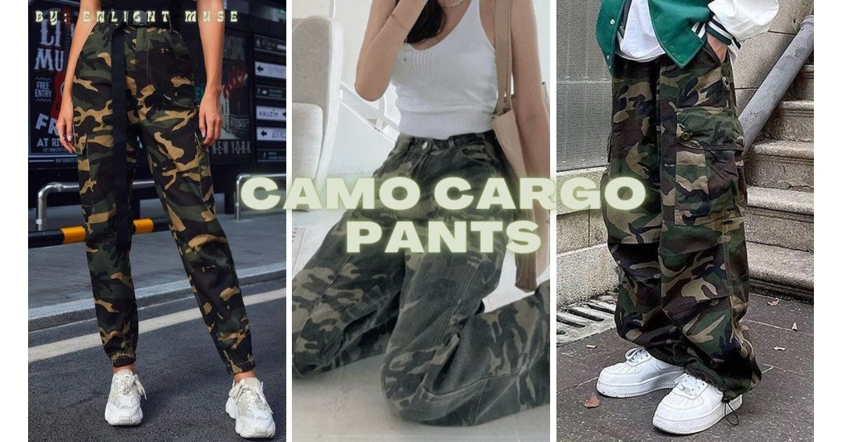 “Gear Up Camo Cargo Pants: Fashion Meets Functionality” | by ENLIGHT MUSE | Jul, 2023 | Medium