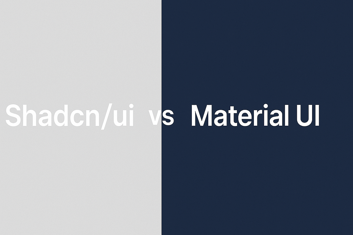 Shadcn/ui Just Overtook Material UI — But Should It Have? | by Probir ...