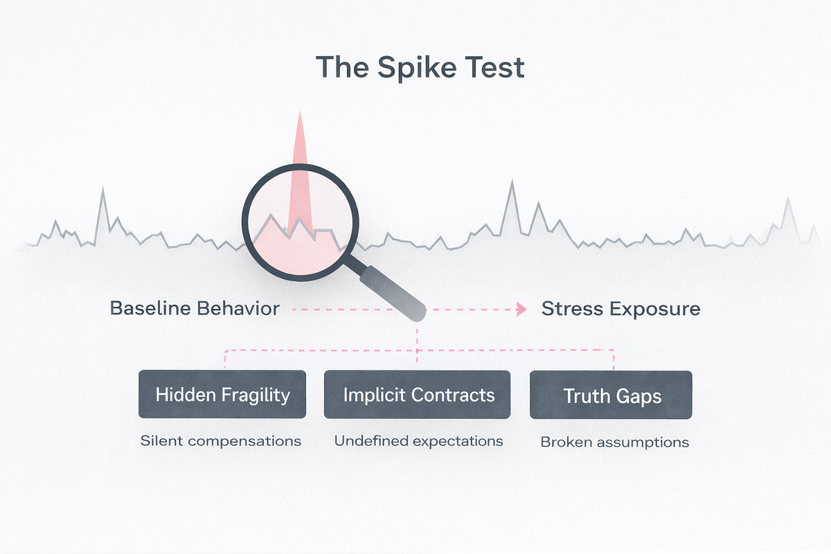 The Spike Test. Why systems should be designed to fail… | by Rebecca ...