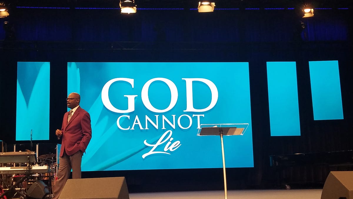 God cannot lie. God cannot lie, he is a not man… | by Treadmill Treats ...