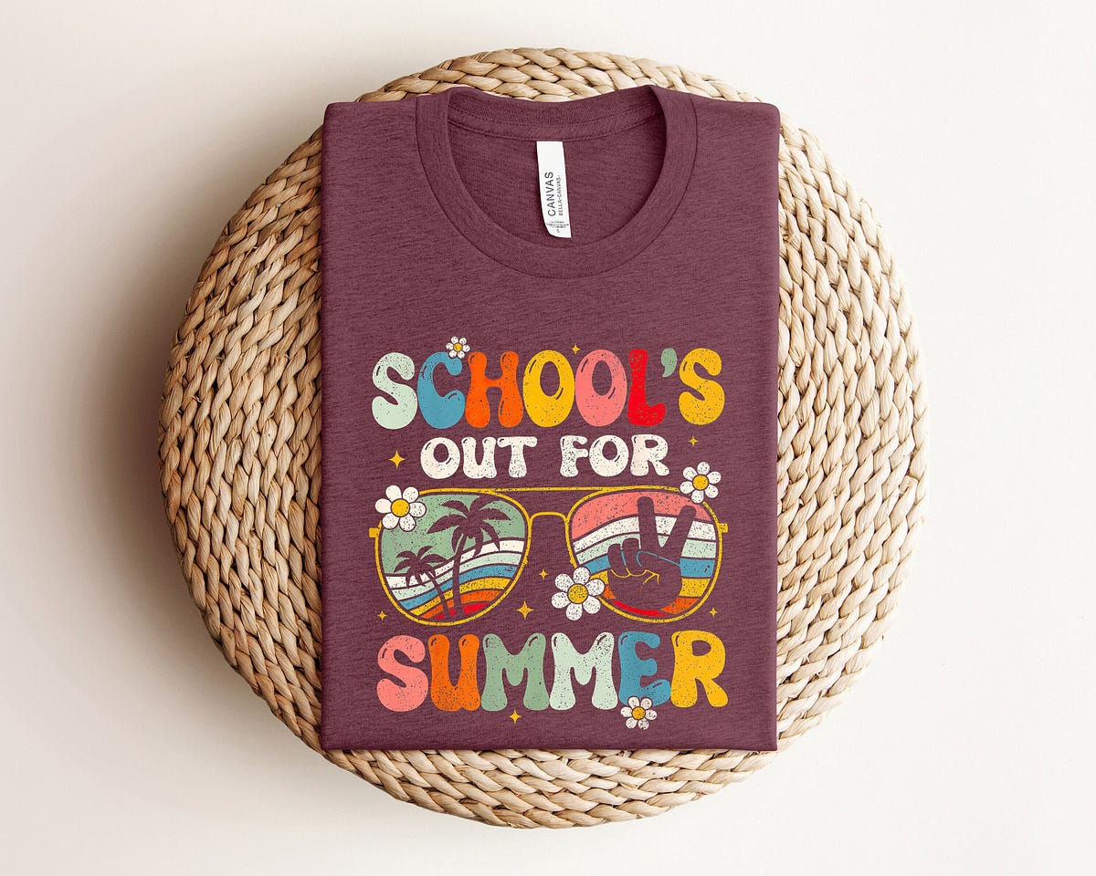 Schools Out For Summer Shirt, Happy Last Day Of School Shirt, Summer ...