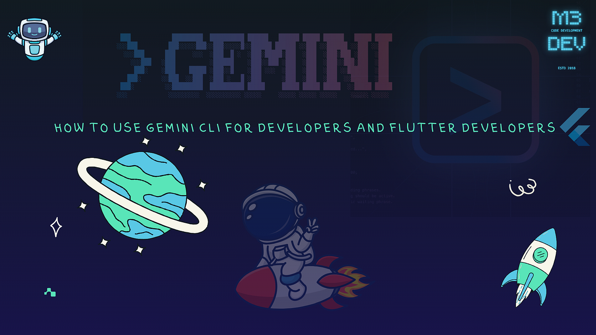 How to Use Gemini CLI for Developers and Flutter Developers | by Mosab Youssef "Khaled Abd El ...