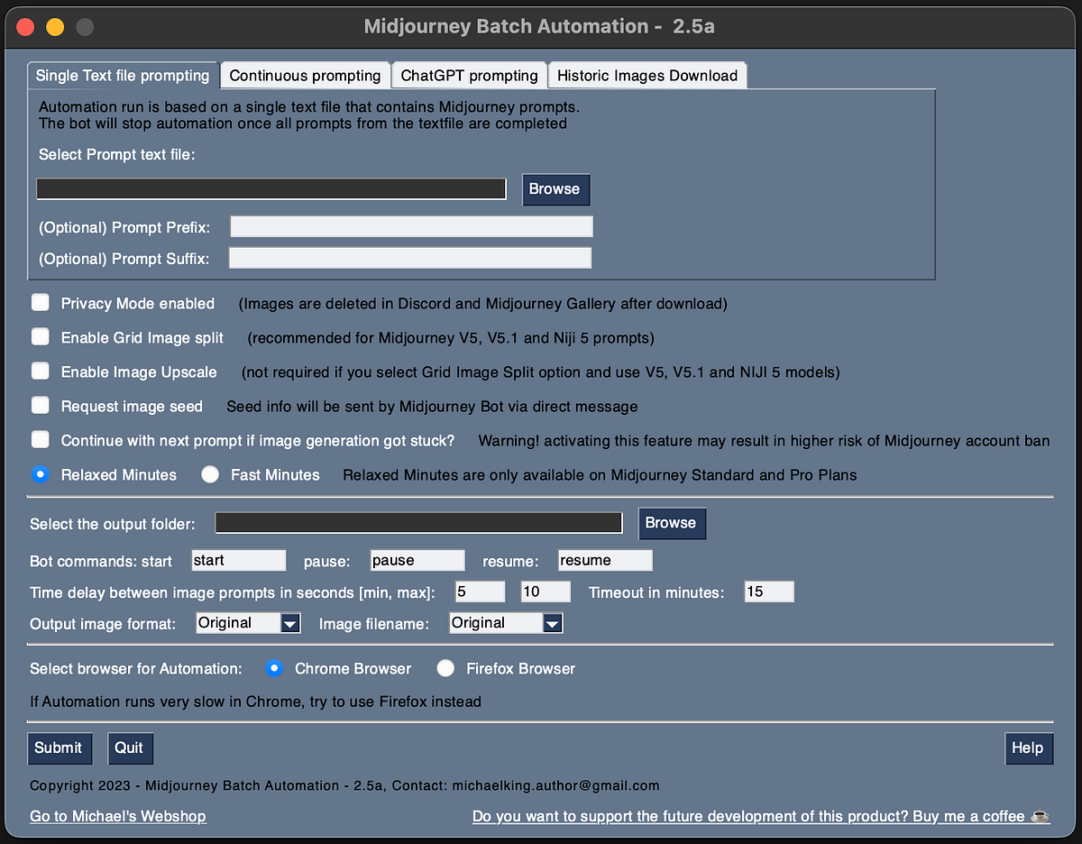 Midjourney Automation Bot v2.5a: Comprehensive How-To Guide — Batch Prompting, Download and ...