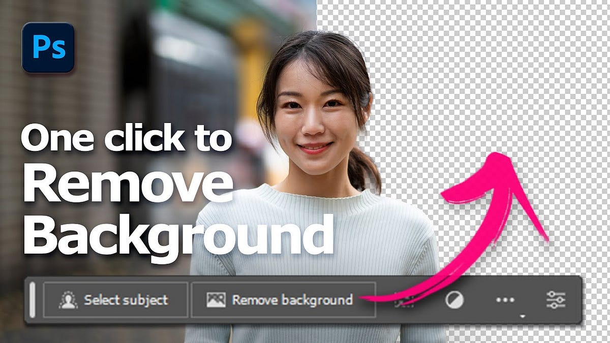 Fast way to Remove Background using AI tool in Adobe Photoshop - how to ...