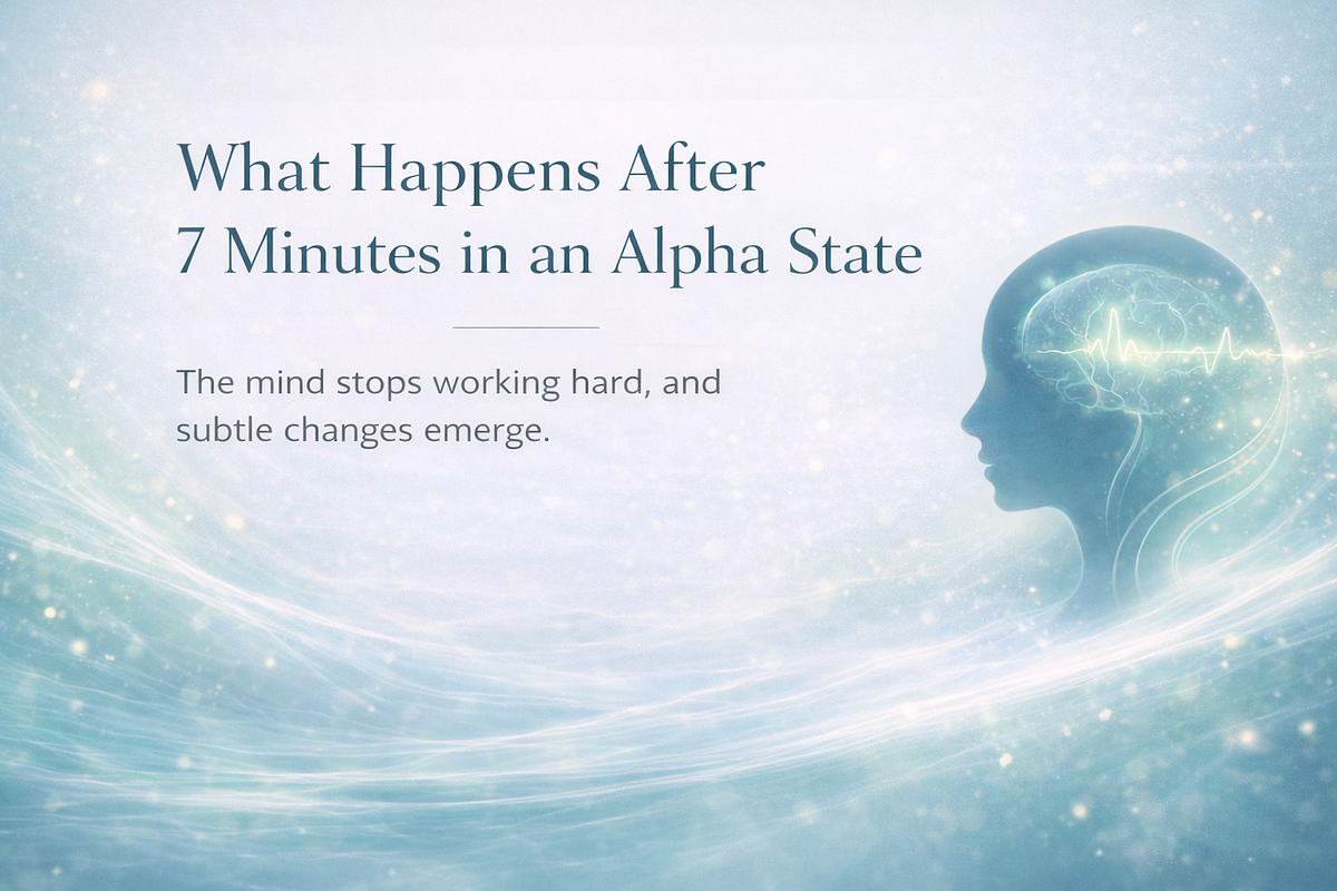 What Happens After 7 Minutes in an Alpha State | by QuietFrequency ...