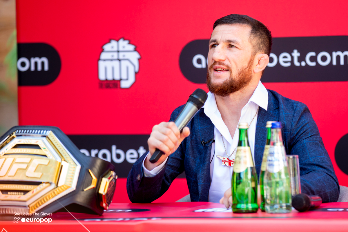 Merab Dvalishvili holds a press conference in Georgia, plans to open up ...