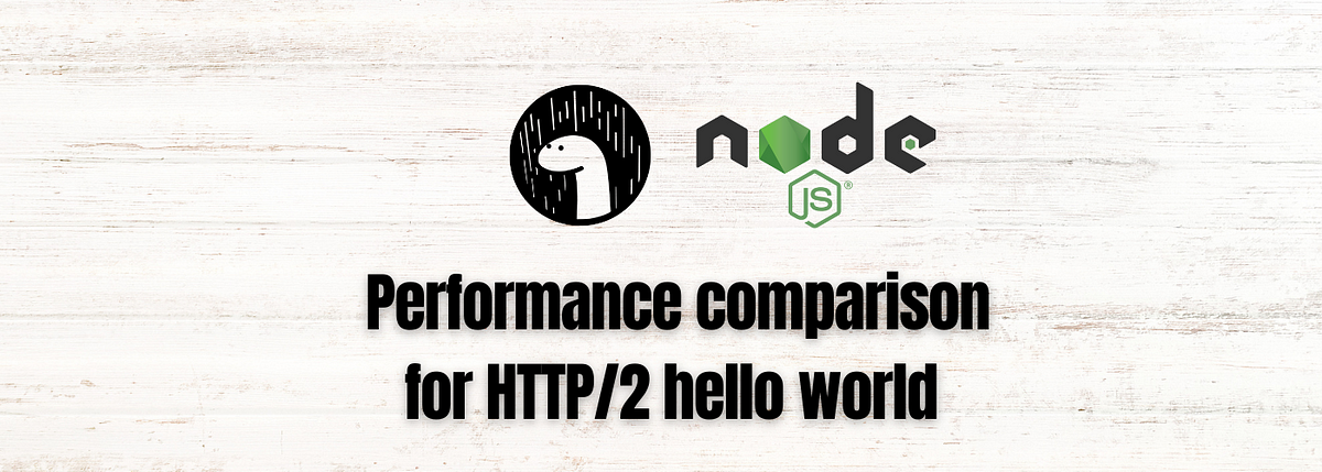 Deno Vs Node Js Performance Comparison For 2 Hello World Tech Tonic