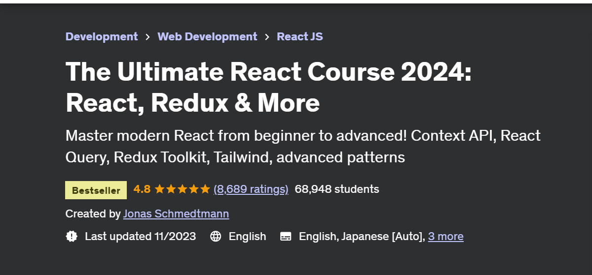 Mastering React in 2024: The Ultimate Course for Web Developers | by GNFusion | Medium