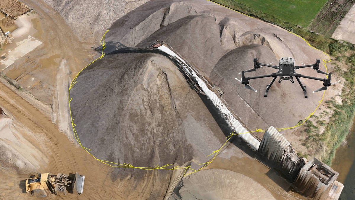 How to Use Drones to Measure Stockpiles and Track Volumes More Accurately | by Falcon 3D | Medium