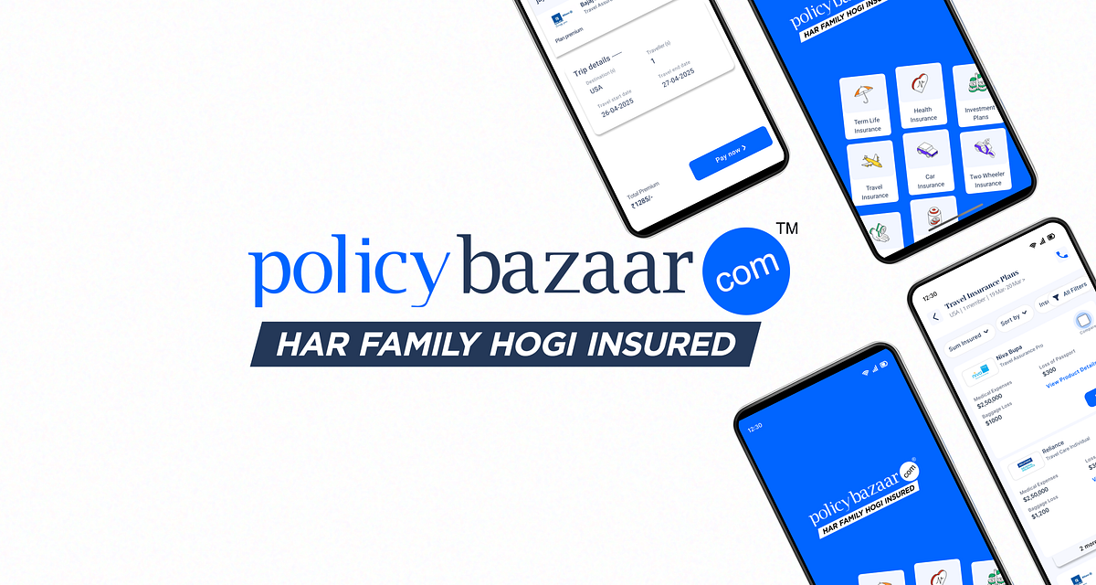 Re-Designing Policy Bazaar App (UI/UX Project) | by Jahanvichawla | Medium