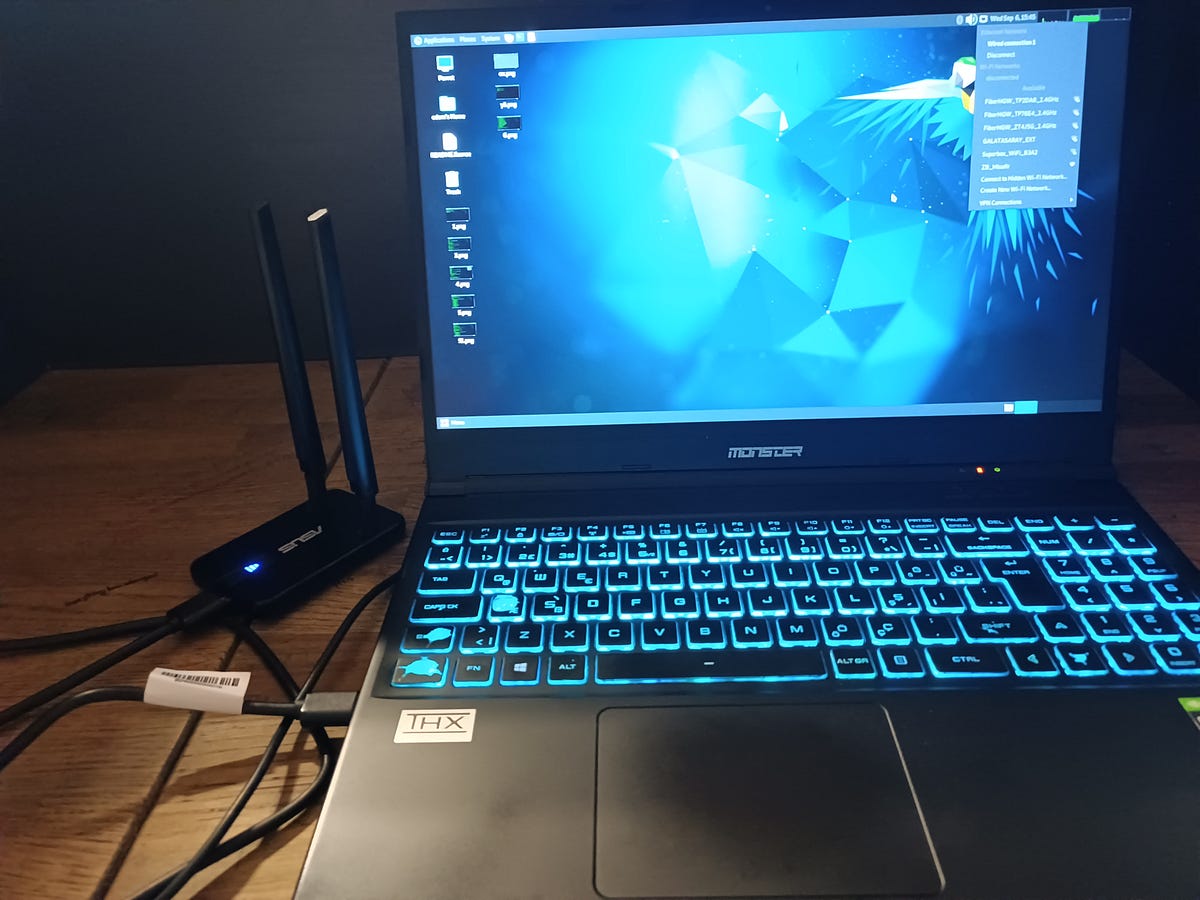 Kali Linux / Parrot OS İçin Asus USB-AC58 Kablosuz USB Adaptör Kurulumu ...