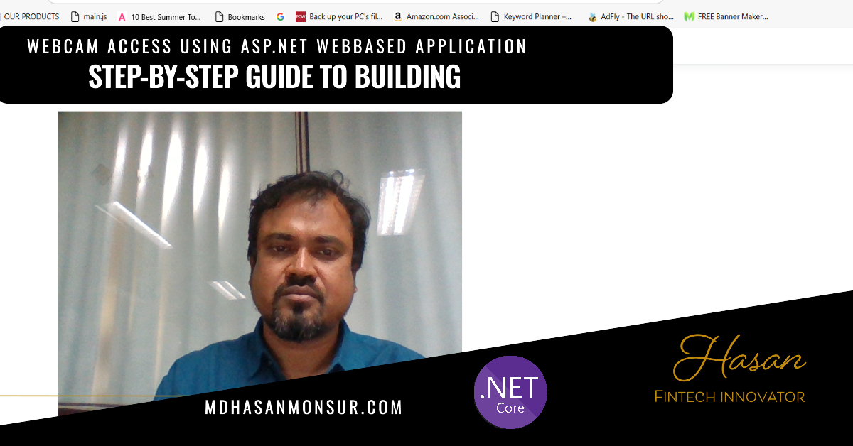Seamless Webcam Integration In Asp 8 A Step By Step Guide By Engr Md Hasan Monsur Asp