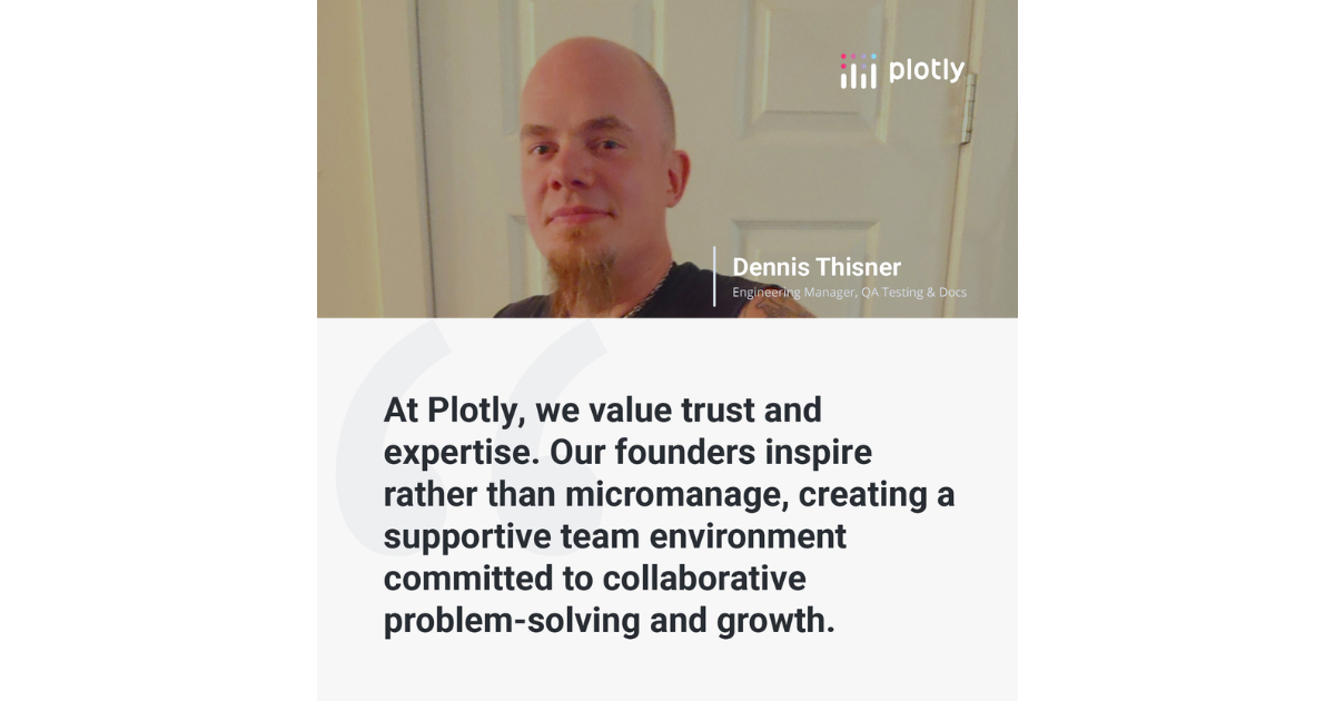 Meet Dennis Thisner, Engineering Manager | by Plotly | Plotly | Jul, 2023 | Medium