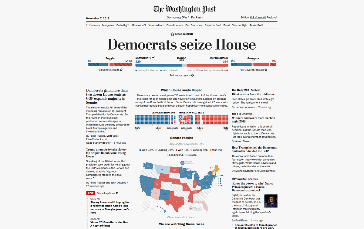Washington Post’s Electoral Maps: How we built it | by Mapbox | maps ...