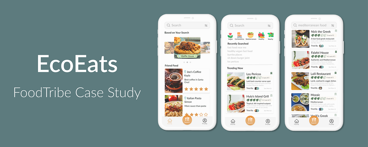 EcoEats. Designing a mobile platform promoting… | by Yukti Malhan | Medium