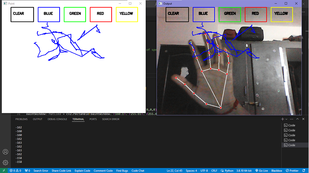 Air Canvas. A basic computer vision application… | by saga | Apr, 2024 | Medium